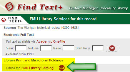 Information Discovery - Education - Eastern Michigan University Library